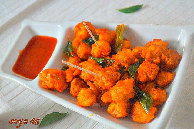 SOYA 65/SOYA RECIPES | nithyaskitchen