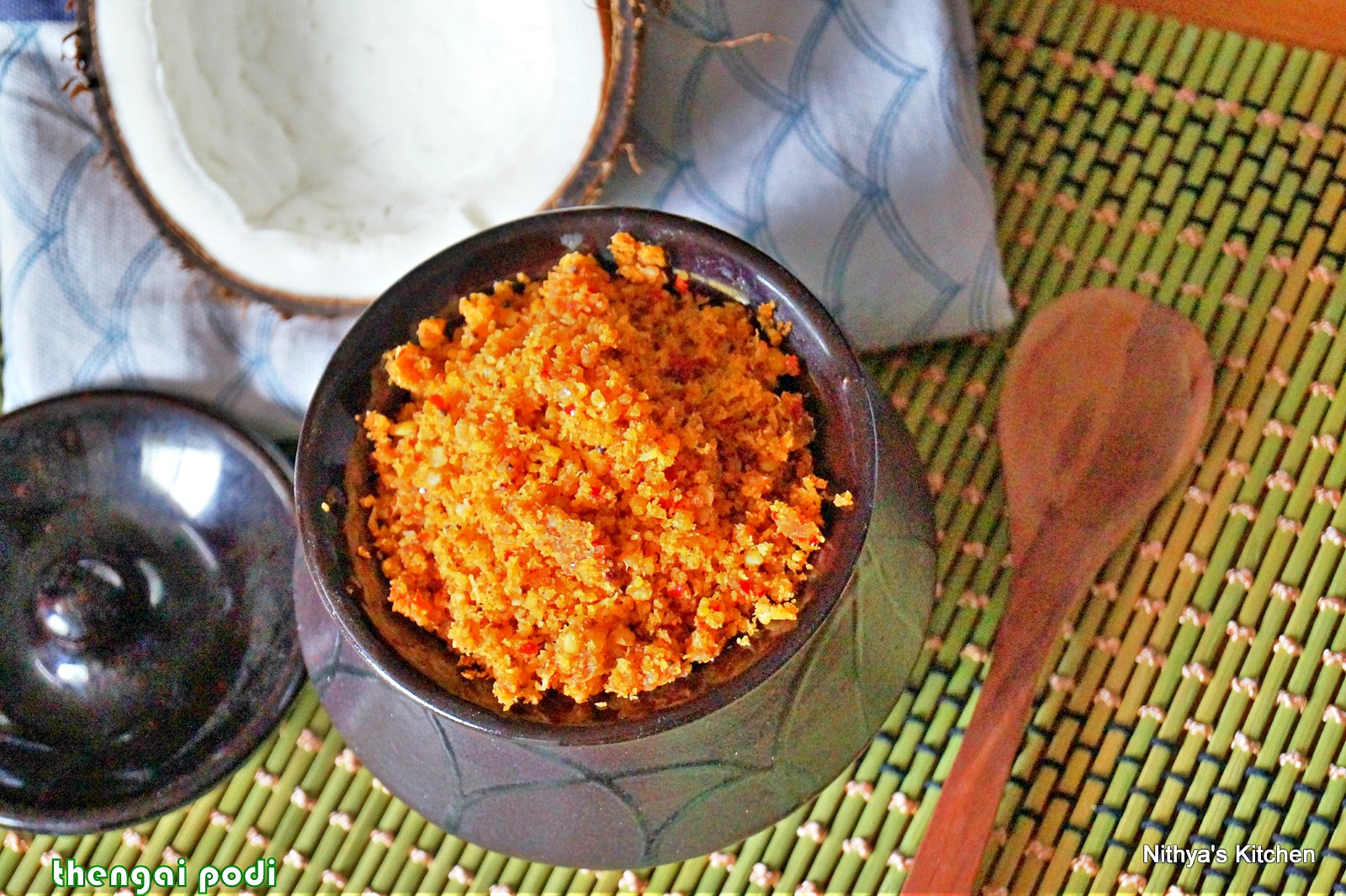 COCONUT PODI/THENGAI PODI | Nithya's Kitchen