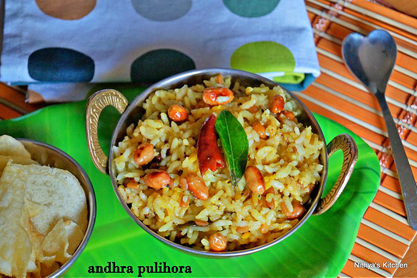 ANDHRA PULIHORA | Nithya's Kitchen